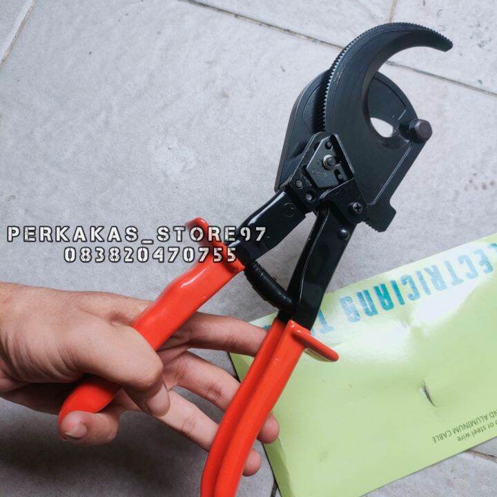 Cable cutter LK-325A gunting potong kabel listrik ratchet cable cutter ...