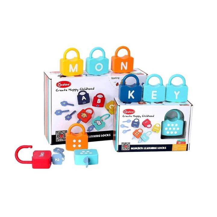 Onshine Learning Lock padlock toy alphabet | Lazada PH