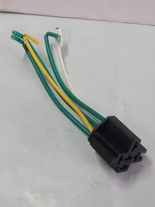 Universal Car Relay 5 Pin 5 wire Relay Socket 12V/24V 40A 87 Relay ...