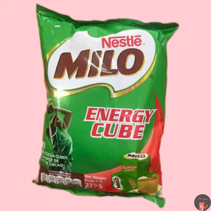 Milo Cube ไมโลคิวบ์ ไมโลอัดก้อน ถุง100 ก้อน 275 กรัม | Lazada.co.th