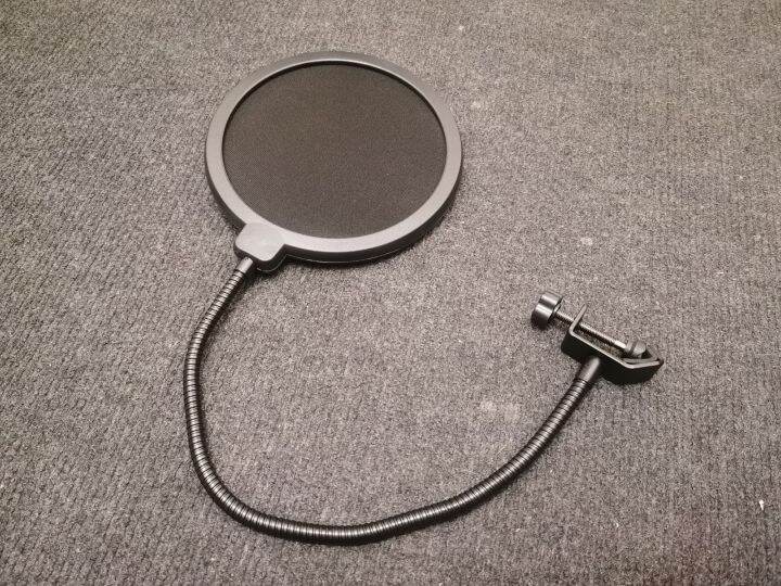 Pop Filter Doble Layer Screen For Condenser Microphone Studio Recording ...