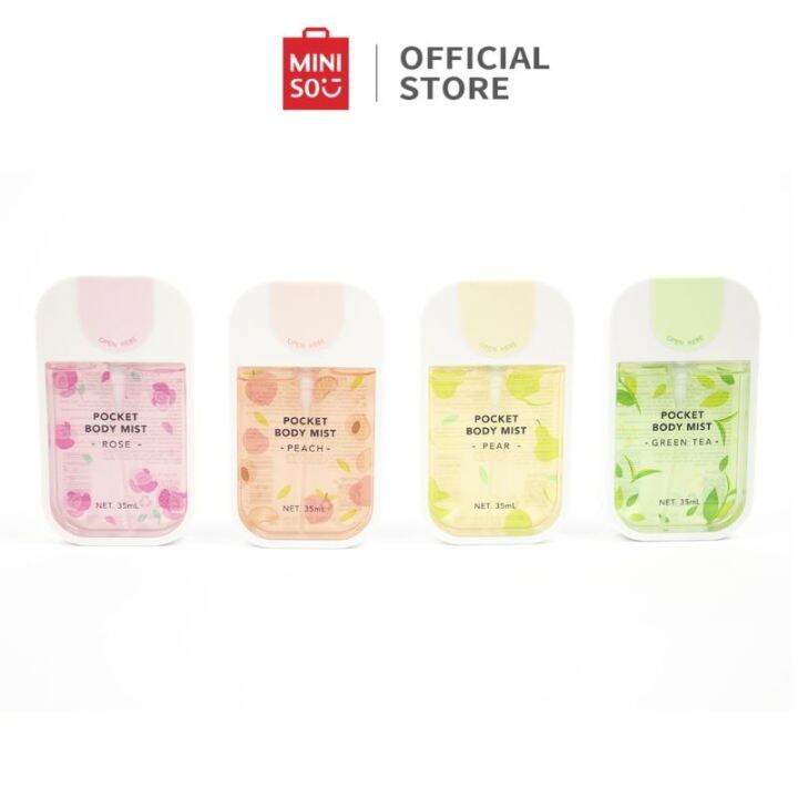Miniso Pocket Body Mist Spray 35ML - 100% produk original | Lazada ...