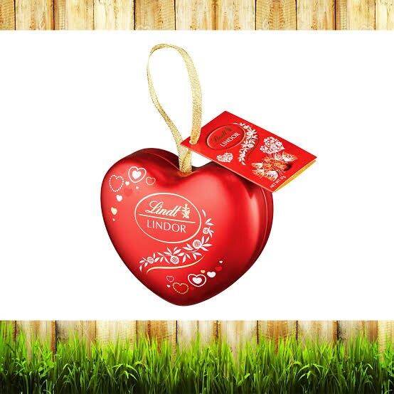 Lindt Lindor Milk Chocolate Heart Shape Tin Can 37g | Lazada PH