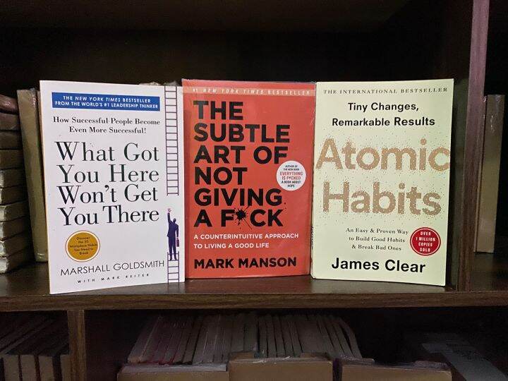 Atomic Habits + The Subtle Art of Not Giving A Fvck + What Got You Here ...