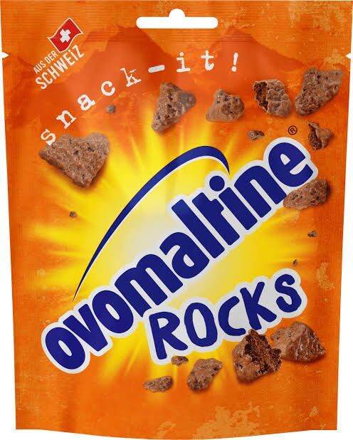 Ovomaltine Rocks snack-it ขนมจากสวิต โอวันตินอัดก้อนเข้มข้น กรุบกรอบ ...
