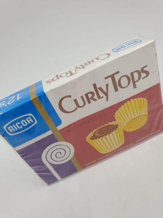Curly Tops Box RICOA chocolate candy 60 g ( 12 pcs. ) | Lazada PH
