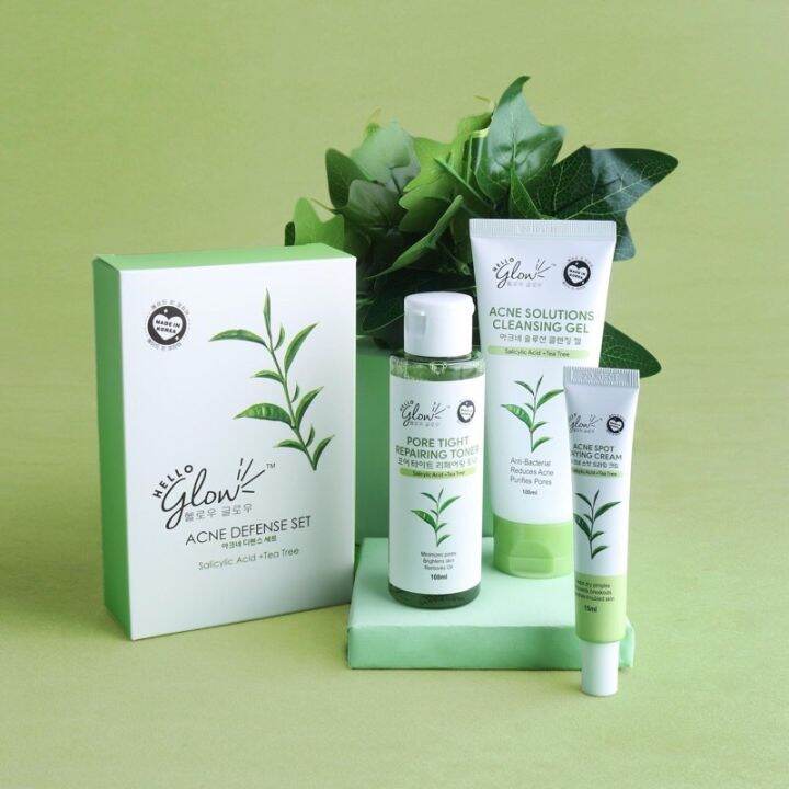 Hello Glow Acne Defense Set | Lazada PH