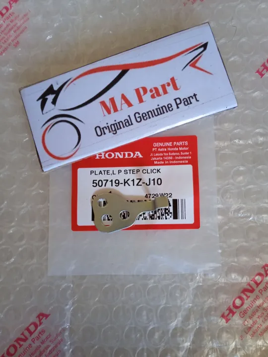 PLATE STEP PLAT FOOTSTEP FOOSTEP PIJAKAN KAKI BELAKANG KIRI PCX 160 ...