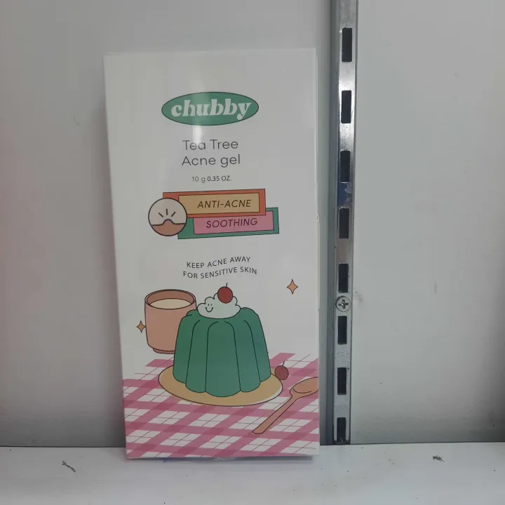 เจลแต้มสิว ชับบี้ ไม่ทำให้ผิวแห้ง chubby tee tree acne gel 10 กรัม ...