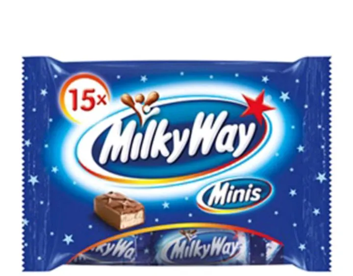 Chocolate Milky Way Minis ช็อคโกแลตบาร์สอดไส้ครีมนม ขนาด333.กรัม ขนม ...