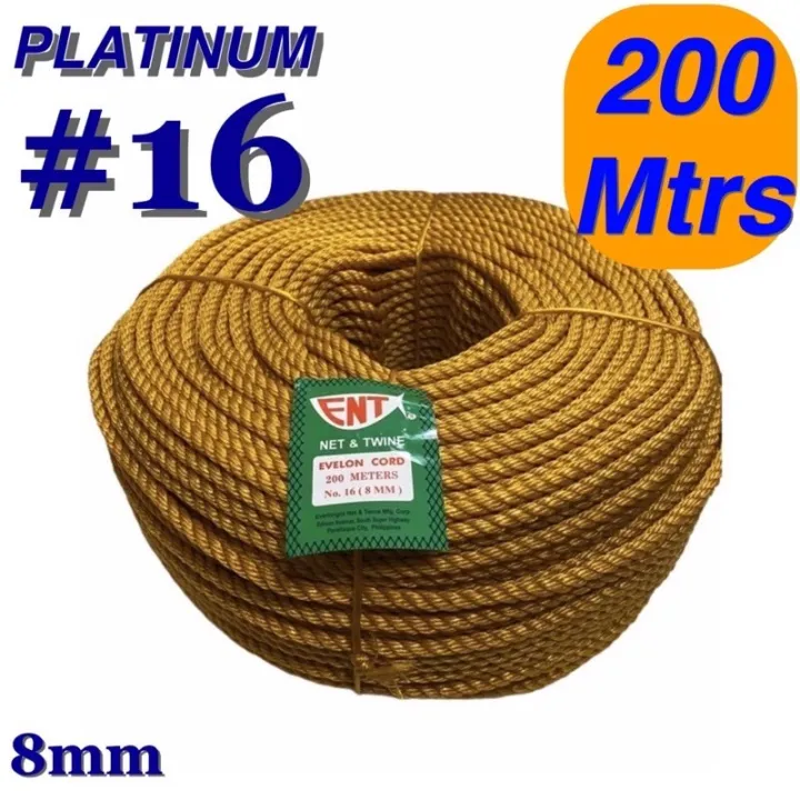 200Mtrs. ENT Rope #16 Twine (8mm) Sold per 200m roll tali lubid | Lazada PH