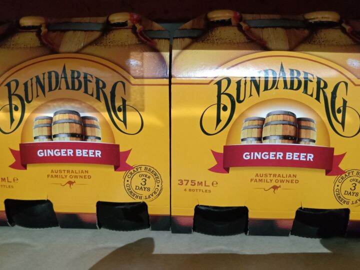BUNDABERG GINGER BEER NON ALCOHOL 4X375ML (FRANCE) | Lazada PH