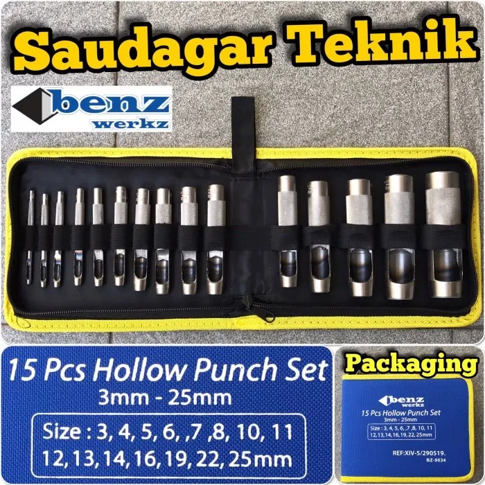 Hollow Punch Set Plong Set Betel Set Pembolong Plat Besi | Lazada Indonesia