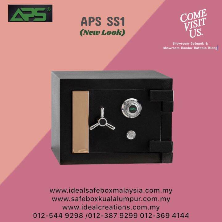 Aps SS1 safety box Aps Safe Box APS SS1 Peti Besi APS safe box APS | Lazada