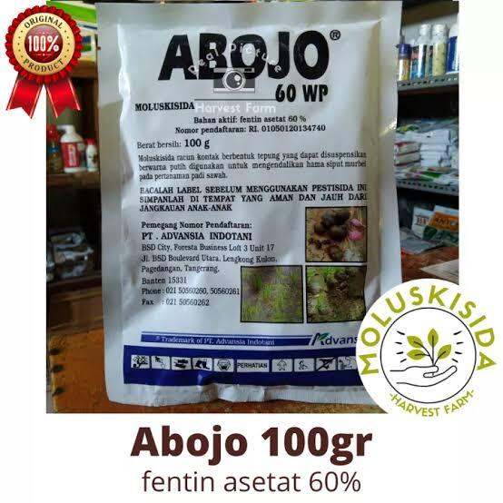 Obat keong siput ABOJO 60wp-100grm | Lazada Indonesia
