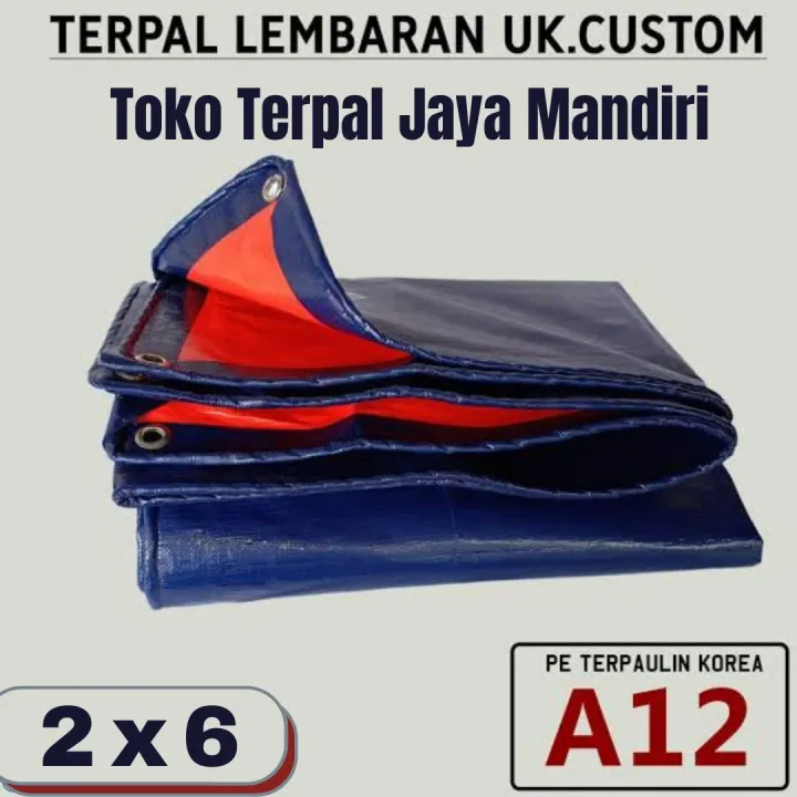 Terpal Plastik Tebal | Type A12 Korea | Ukuran 2x6 | Lazada Indonesia