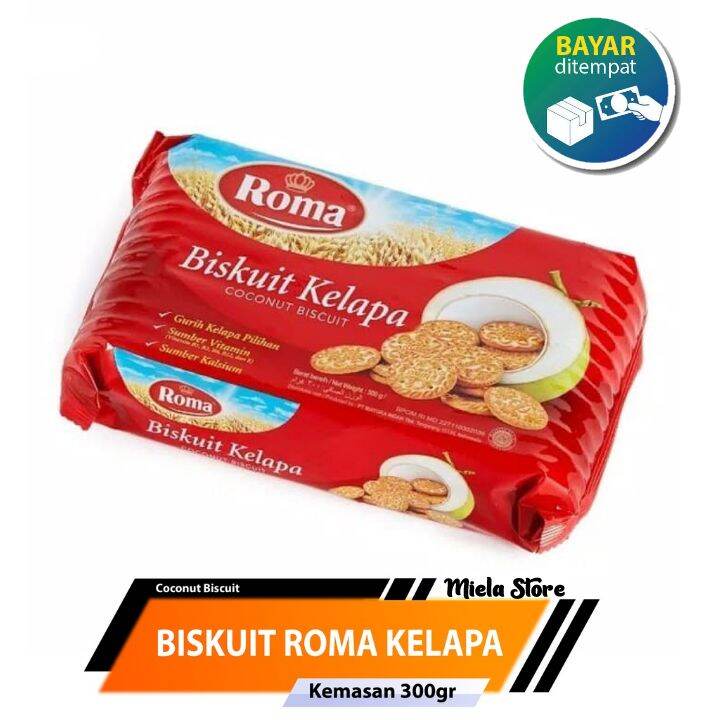 Biskuit Roma Kelapa / Biskuit Kelapa Roma 300g | Lazada Indonesia