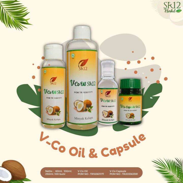 SR12 VCO Virgin Coconut Oil kemasan botol | Lazada Indonesia