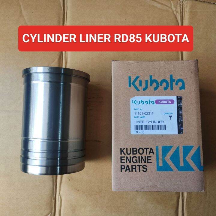 Cylinder liner RD85 1/2T KUBOTA MODEL LAMA diameter dalam 86 mm Traktor ...
