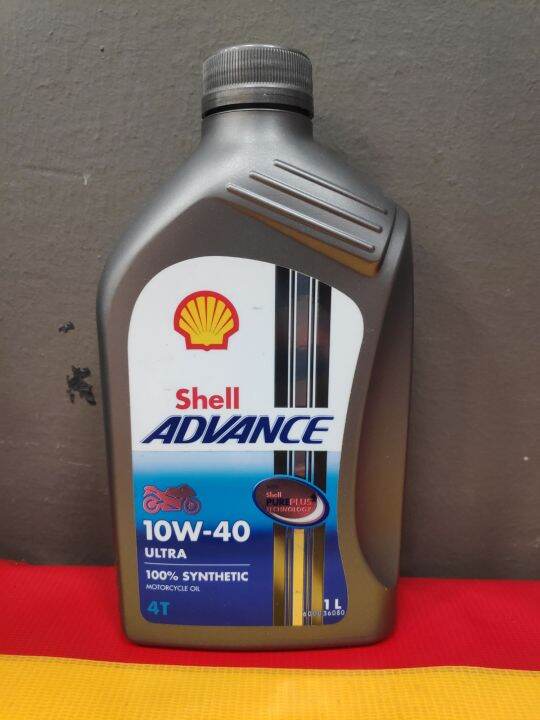 Shell Lubricant Oil Advance Ultra 10W-40 (Minyak Hitam Motor) | Lazada