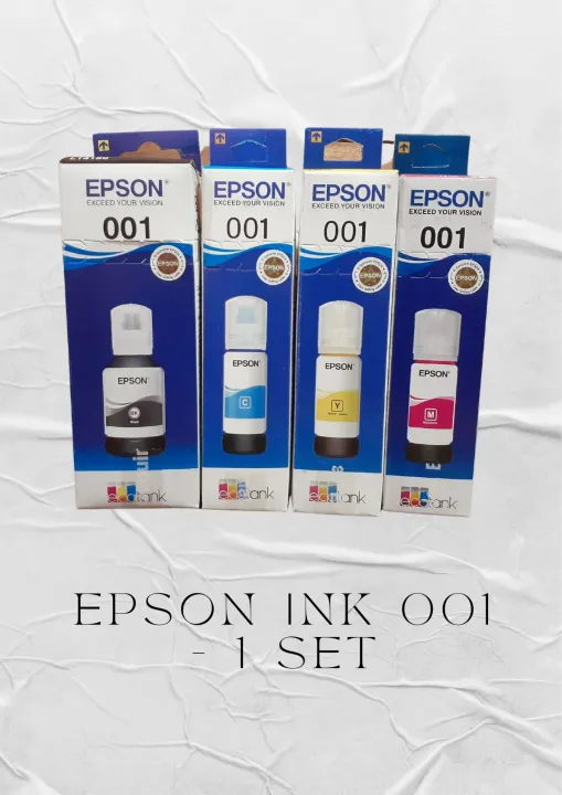 EPSON INK OO1 1 SET COMPATIBLE FOR L4150 / L4160 / L6160 / L6170 ...