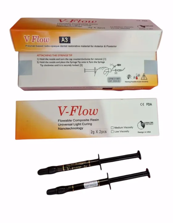 V-FLOW Flowable Composite Resin A3 1 tube exp 05-2024 | Lazada PH