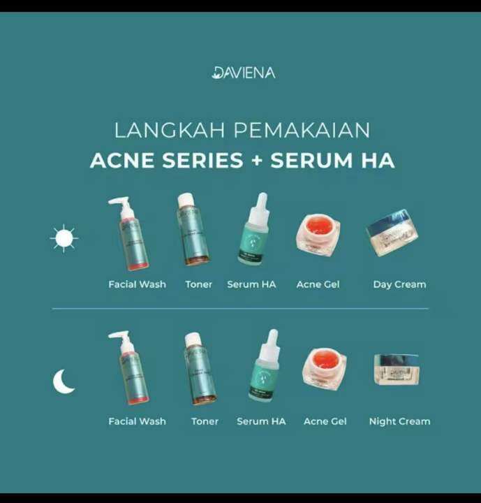 Daviena Skincare Paket Gold / Acne / Glowing Daviena Skincare Original ...