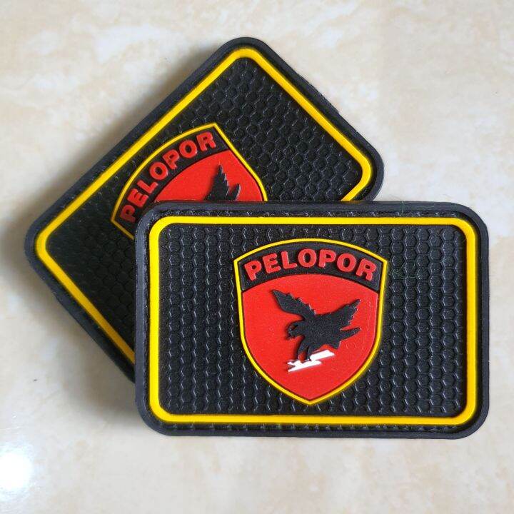 patch rubber logo pelopor kotak - polisi - polri - police - tempelan ...