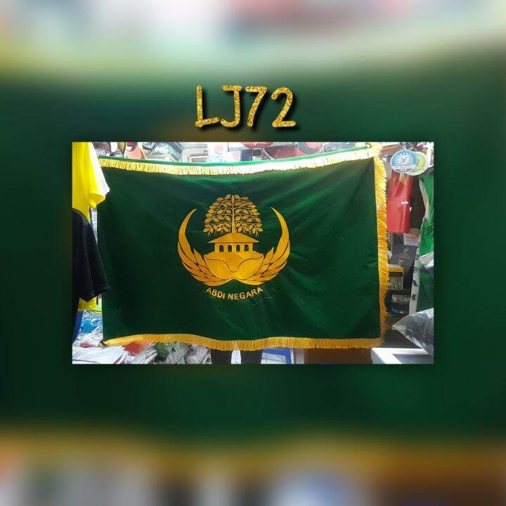Bendera PATAKA KORPRI Ukuran 90 X 135cm Bahan BLUDRU | Lazada Indonesia