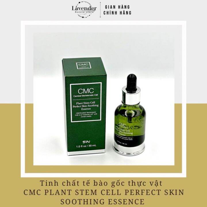 Tinh chất tế bào gốc thực vật CMC PLANT STEM CELL PERFECT SKIN SOOTHING ESSENCE (XANH LÁ) Chính ...