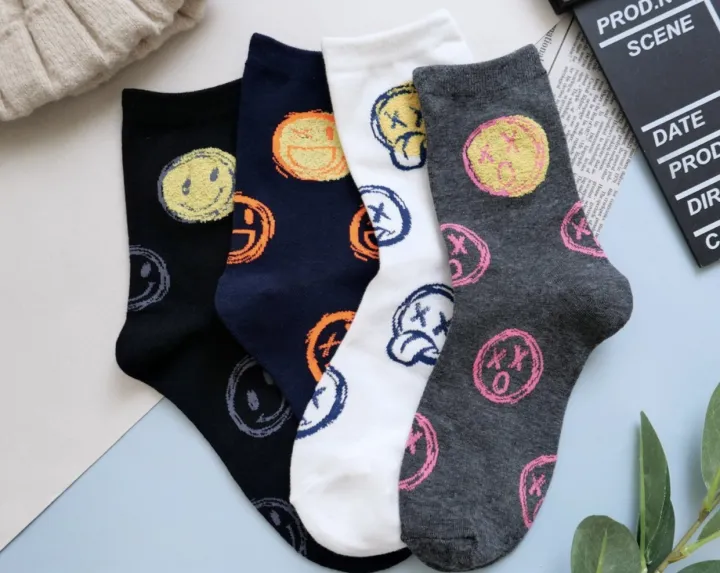 Smiley Iconic Socks High Quality Socks | Lazada PH