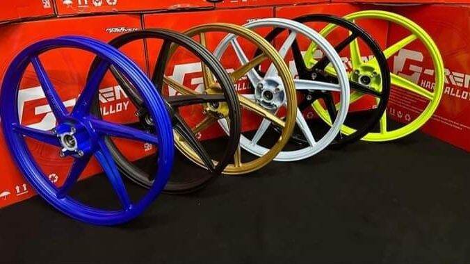 G Ren Mags 17's HONDA CLICK V2 V3 1.2 1.4-17 SLIMTYPE/ WHEEL DIAMETER ...