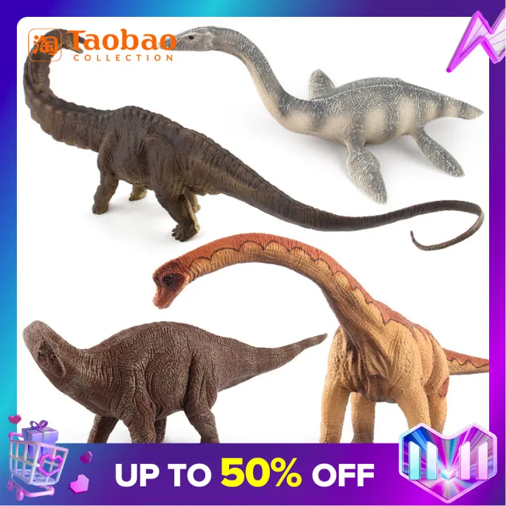 Jurassic Dinosaur Model Wrist Dragon Simulation Animal Toy Long Neck ...