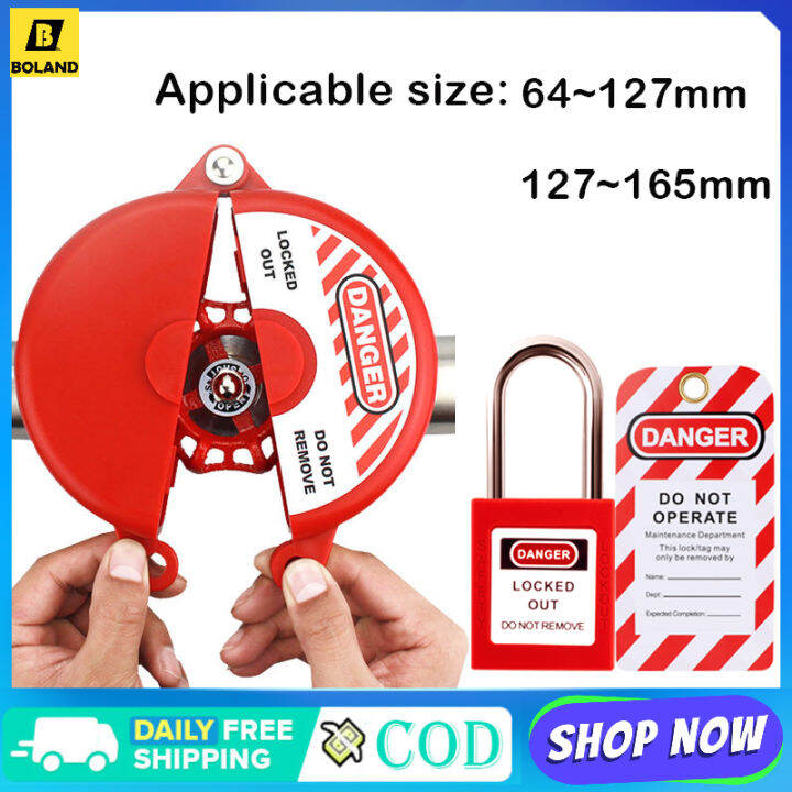 Boland Gate Valve Lockout Cover Tank Gas Bottle Ball Valve Safety Locks ...