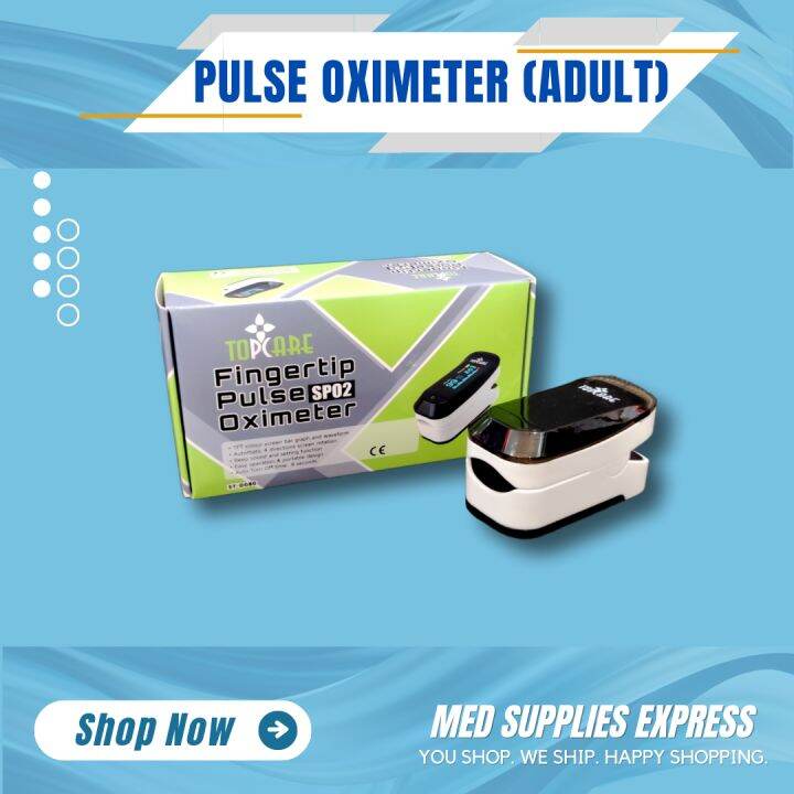 PULSE OXIMETER (ADULT), TOPCARE | Lazada PH