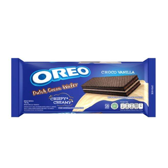 OREO Dutch Cocoa Wafer Double Choco / Choco Vanilla Wafer 140,4 g ...
