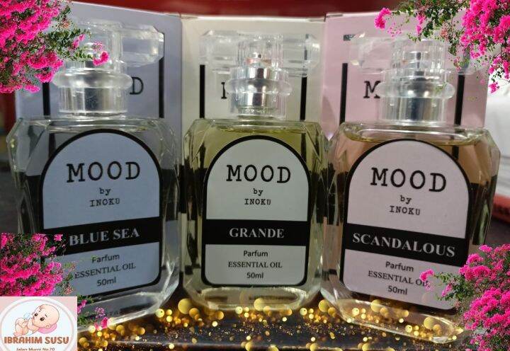 Parfum MOOD By Inoku 50 ml/ Parfum Essential Oil Blue Sea, Scandalous ...