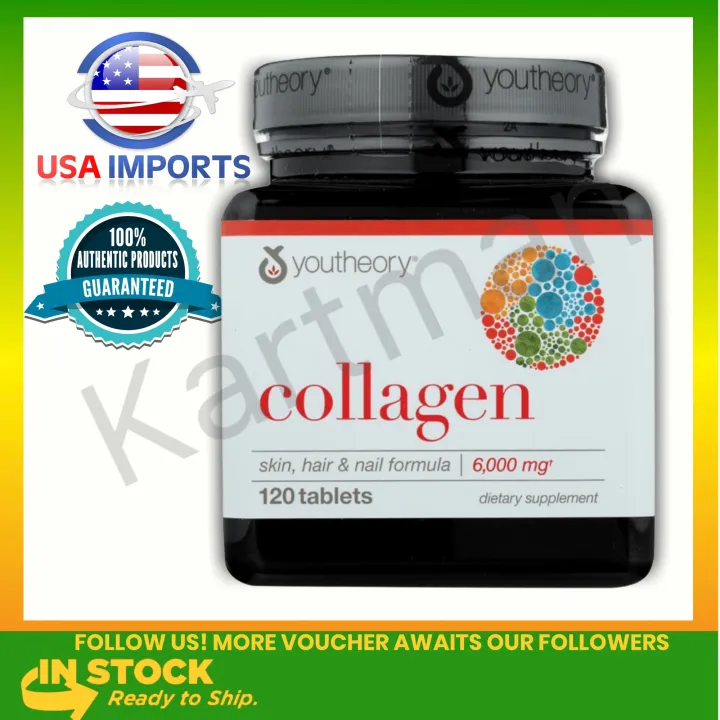 Youtheory Collagen 6000mg, 120 tablets | Lazada PH