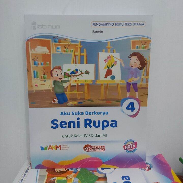 Buku Seni Rupa Kelas 4 SD Kurikulum Merdeka Platinum | Lazada Indonesia