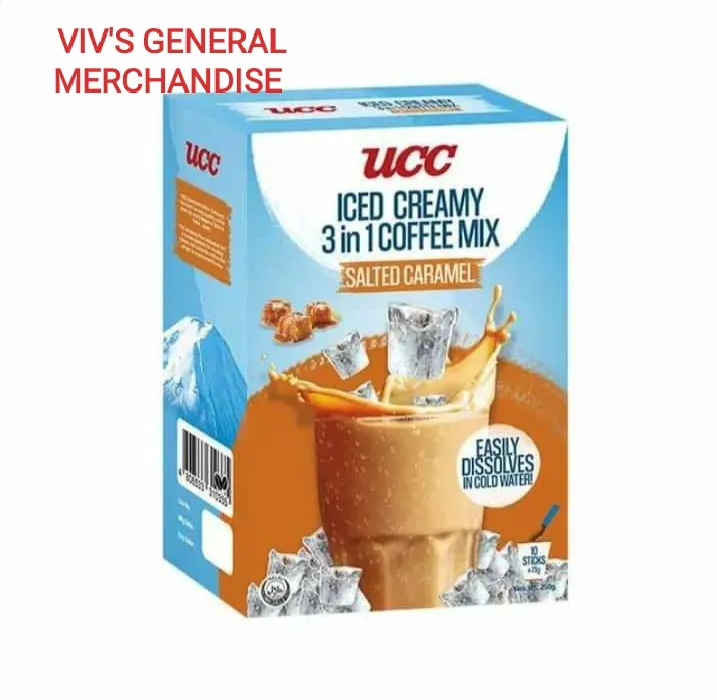 UCC Iced Creamy 3 in 1 Coffee Mix Salted Caramel ( 10 s x 25g ) | Lazada PH