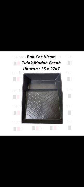 Bak Cat Hitam Tebal Anti Pecah / Wadah Cat / Bak Adukan Cat | Lazada ...