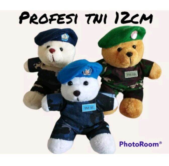 boneka profesi TNI 12cm | Lazada Indonesia