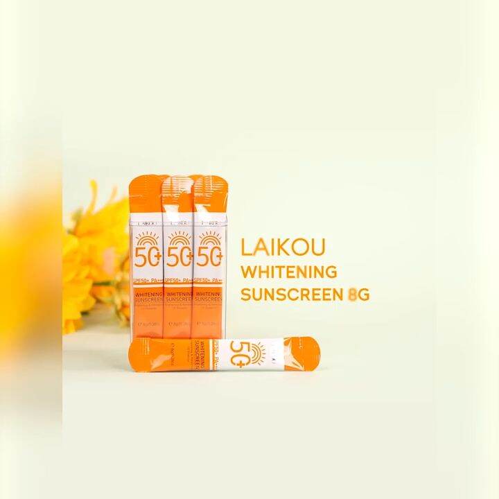 Laikou Sunscreen 8g Spf50+ PA+++ Whitening Susncreen Brightening ...