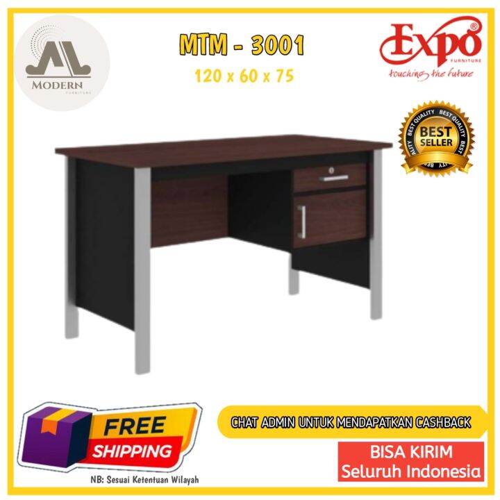 Terbaru Meja Tulis / Meja kantor Expo MTM - 3001 Termurah | Lazada ...
