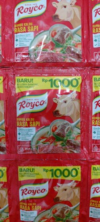 ROYCO SAPI JUMBO SACHET (1 renceng isi 12 sachet) | Lazada Indonesia