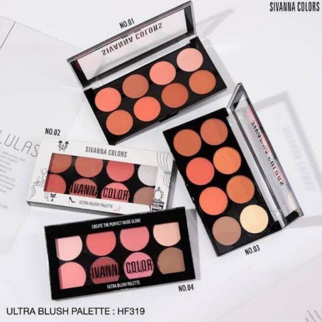 SIVANNA COLOR BLUSH ON PALLETE / SIVANNA COLOR Eyeshadow | Lazada Indonesia
