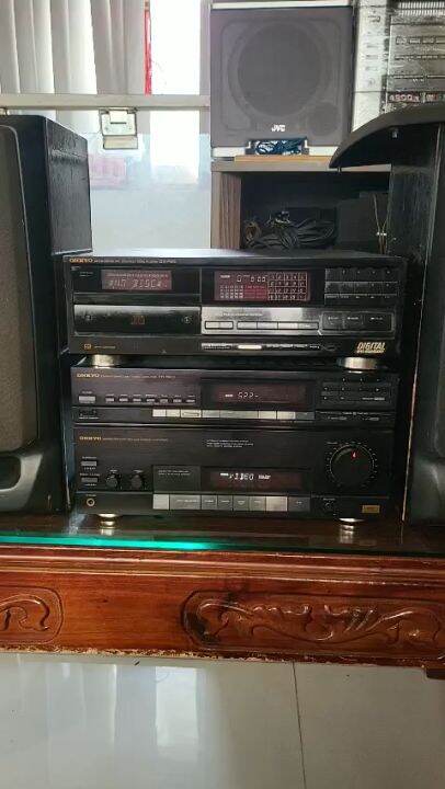 2 Thớt Onkyo điện 100v Gồm Amply Ph 5sd Công Suất 100w Và Cd Dx F33