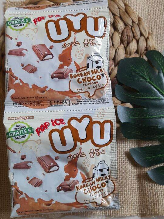 Pop Ice Uyu Korean Milky Pop Ice Rasa Terbaru 10+5 | Lazada Indonesia