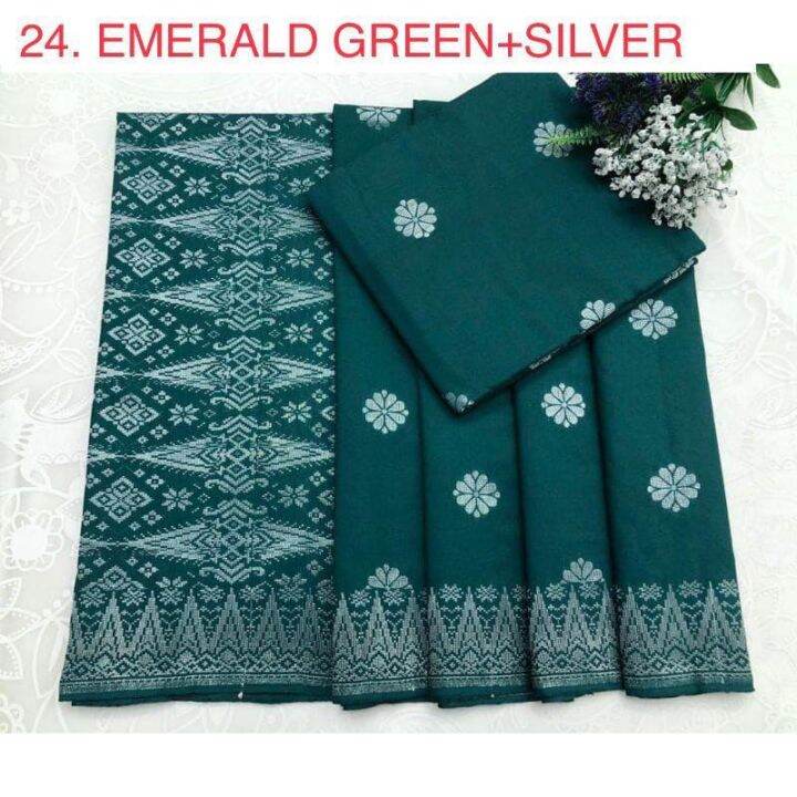Kain Pasang Songket Bunga Tabur Tenun | Lazada