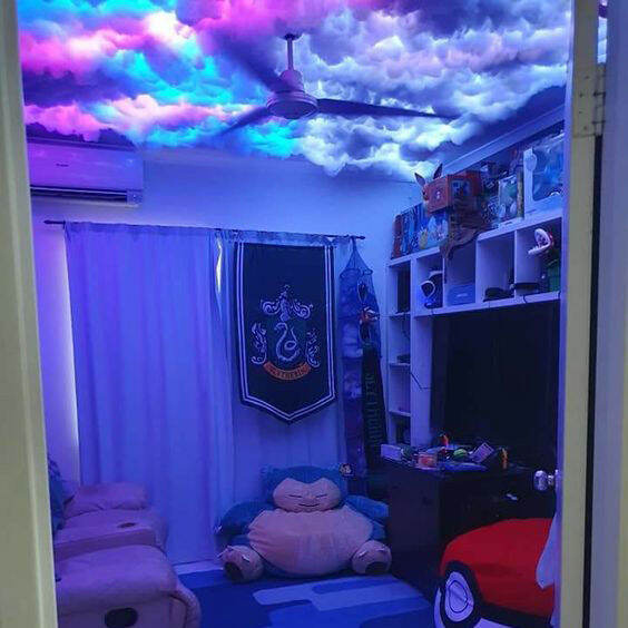 Bộ đèn led dây dán hiệu ứng đám mây nháy đuổi nhiều màu hiệu ứng đẹp ...